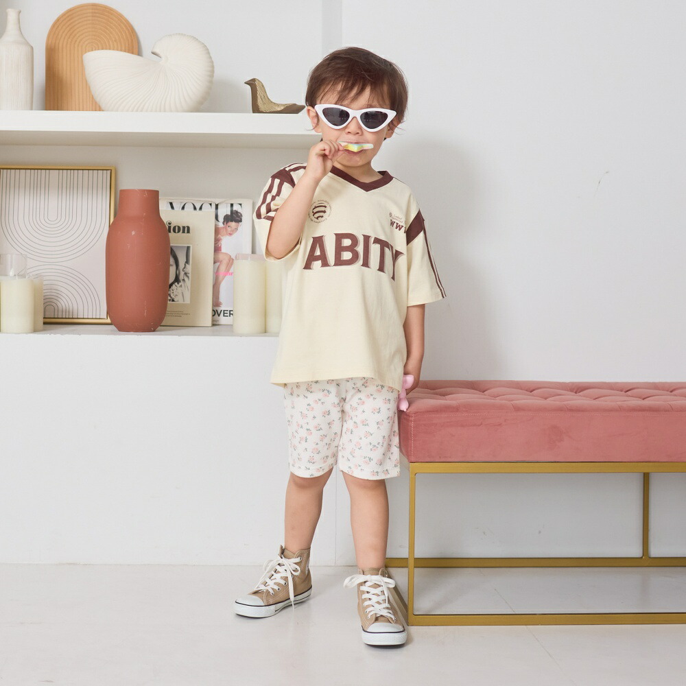 【楽天市場】【SALE／30％OFF】【aBity select./アビティセレクト/ワッフルシリーズ】ABITYネーム 無地/花柄 ハーフ ...