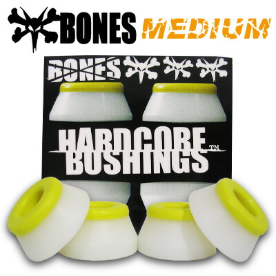 【楽天市場】BONES ブッシュHARDCORE BUSHINGSMEDIUM 91A WHITE【ブッシュ ボーンズ】【スケートボード ...
