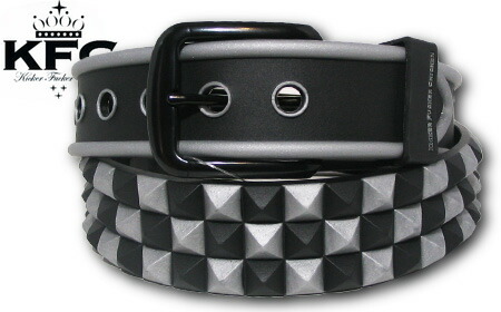【楽天市場】KFC CANDY ベルトカラー CHECK BLACK/SILVER【キッカーファッカーチキン BELT】【日本正規品 ...