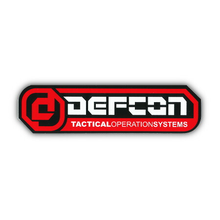【楽天市場】DEFCONLOGO ステッカー カラー RED 【デフコン ステッカー】【メール便対応】715005：プロショップ RBS