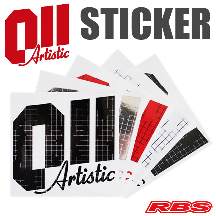 【楽天市場】011 Artistic ステッカー LOGO PRINT 【ゼロワンワンアーティスティック】【日本正規品】：プロショップ RBS