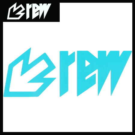 【楽天市場】REW ステッカー LOGO L カラー BLUE715005：プロショップ RBS