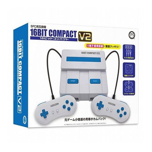 【楽天市場】コロンバスサークル 16ビットコンパクトV2 SFC互換機 CC-16CV2-GR(代引不可)【送料無料】：リコメン堂