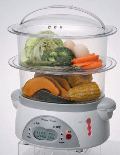 【楽天市場】クッキングスチーマーSP HY2920 便利な電気蒸し器【送料無料】：リコメン堂