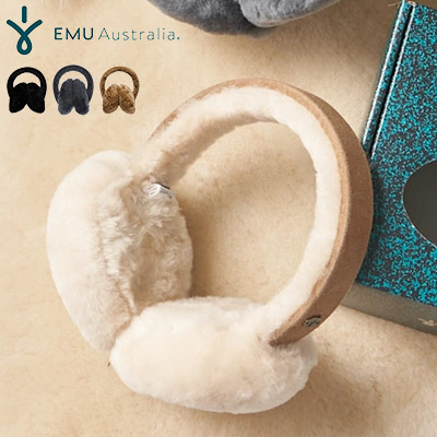 【楽天市場】EMU Angahook Earmuffs エミュ イヤーマフ アクセサリー 冬 シープスキン ムートン 耳あて 保温 暖かい ...