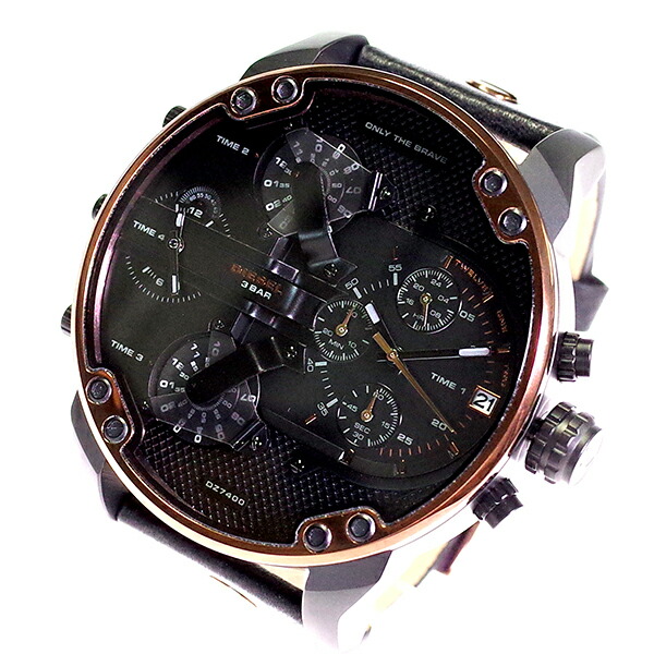 【楽天市場】ディーゼル DIESEL 腕時計 DZ7400 メンズ クォーツ ブラック【送料無料】：リコメン堂ファッション館