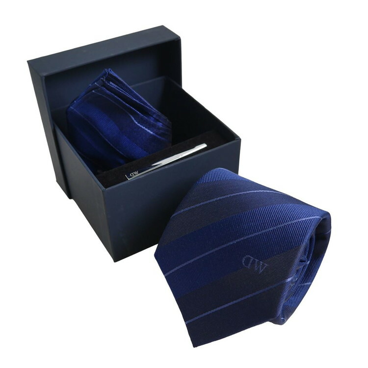 楽天市場】ダニエルウェリントン ネクタイ&タイバー&カフス 3点セット