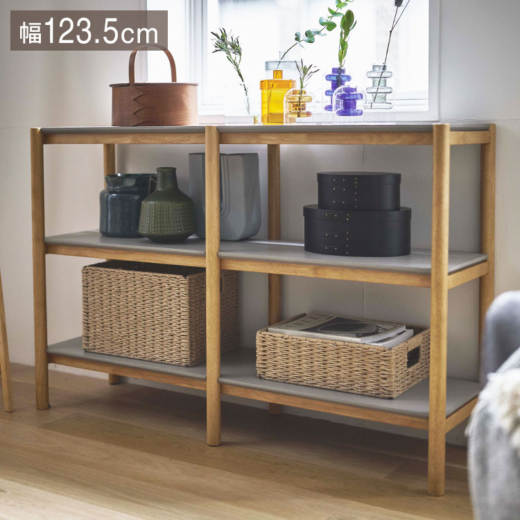【楽天市場】シェルフ 120 TAC-502 東谷 シェルフ ワイド 収納 収納棚 ラック オープンラック 3段 三段 見せる収納 シンプル 北欧 ナチュラル シンプル(代引不可)【送料無料 ...