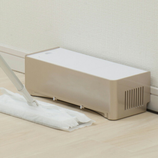 【楽天市場】電気ちりとり ZN-DP24-WH 電動ちり取り フロアワイパー用掃除機 フロアワイパー 吸引 吸い取り 紙パック式 コンパクト ペット 抜け毛 床掃除 掃除 掃除機 CCP【送料 ...