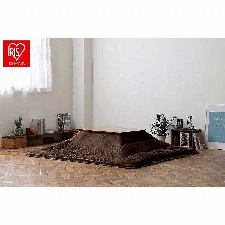 【楽天市場】アイリスオーヤマ こたつ掛布団 KKBA-1919 ブラウン/ベージュ IRIS OHYAMA(代引不可)【送料無料】：リコメン堂 ...