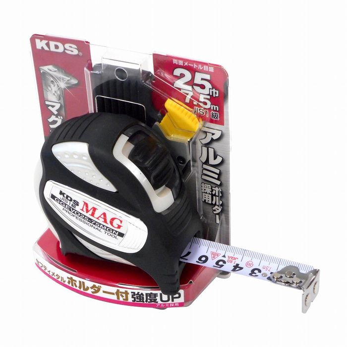 【楽天市場】ムラテックKDS KDS コンベックス ダブルジーEVOマグN 25巾×7.5m GGEVO25-75MGN【送料無料】：リコメン堂インテリア館