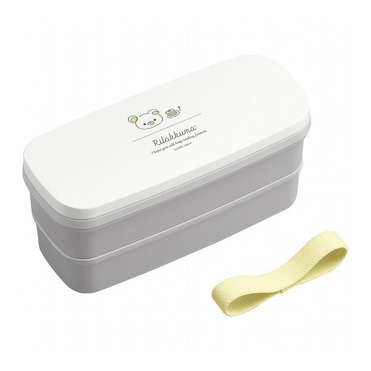 【楽天市場】オーエスケー 日本製 リラックマ ランチボックス二段 仕切付 上340ml下300ml PW-28K お弁当 ランチOSK：リコメン堂キッチン館