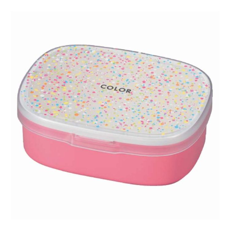【楽天市場】日本製 弁当箱 1段 400ml ワンタッチランチ color ピンク たつみや(代引不可)：リコメン堂キッチン館