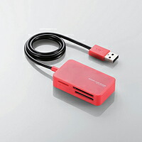 【楽天市場】ELECOM エレコム 小型メモリリーダライタ MR-A39NRD【送料無料】：リコメン堂生活館