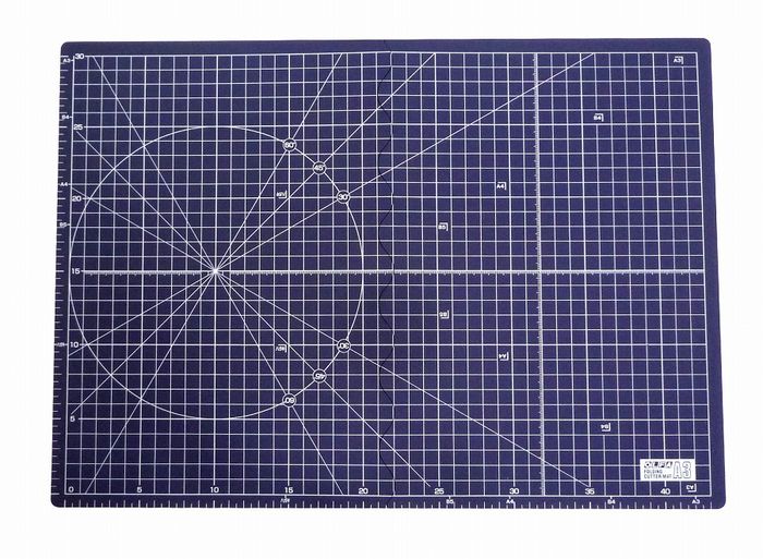【楽天市場】オルファ OLFA ふたつ折りカッターマット A3ネイビー 223BNV：リコメン堂生活館