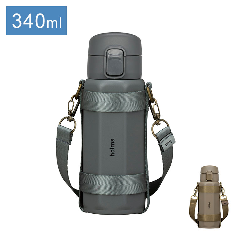 【楽天市場】オクタ ワンタッチボトル 340ml CBジャパン holms 保温 保冷 ボトル 水筒 八角形 ステンレス製 ホルダー付き ベルト付き おしゃれ お洒落 シービージャパン ...