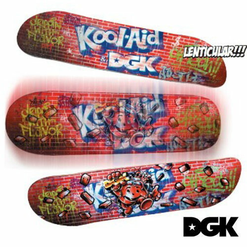 【楽天市場】DGK × KOOL AID CRASH（Lenticular） Deck デッキ TEAM クールエイド スケートボード：アール ...
