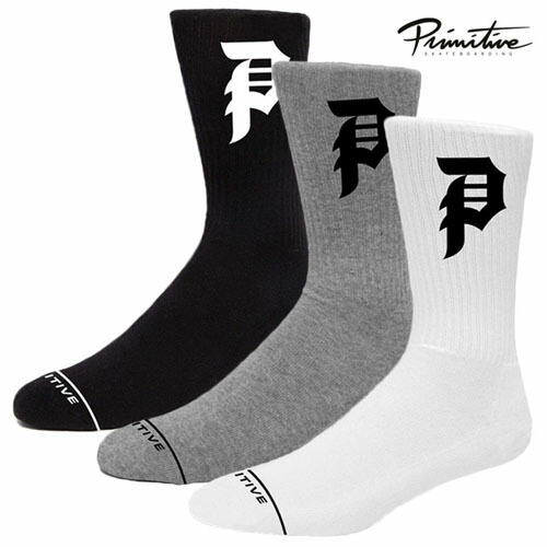 【楽天市場】PRIMITIVE DIRTY P SOCK 3-PACK MULTIPLE COLORS ソックス ファッション 靴下 ...