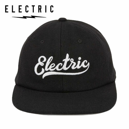 【楽天市場】ELECTRIC SCRIPT 6PANEL UNSTRUCURED HAT キャップ ブラック ファッション 帽子 ...