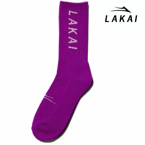 【楽天市場】LAKAI SIMPLE CREW SOCK PURPLE ソックス ラカイ パープル 靴下：アールデリュージョン