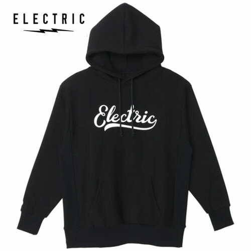 【楽天市場】ELECTRIC SCRIPT HOOD フードパーカー スウェット ブラック 24FW ファッション エレクトリック グッズ ...