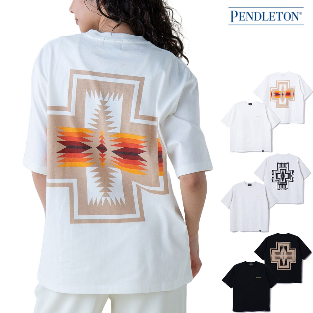 【楽天市場】ペンドルトン PENDLETON 半袖Tシャツ バックプリント Tシャツ 5275-0007 5275-0105【メンズ レディース 男女兼用 ユニセックス XS M L XL ...