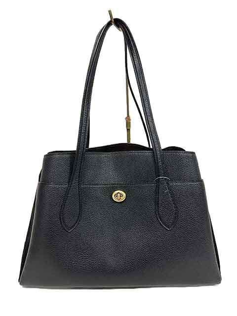 【楽天市場】【中古】COACH コーチ ブラック 89486 レザーバッグ トートバッグ ショルダーバッグ ブティックライン ローラ キャリー ...