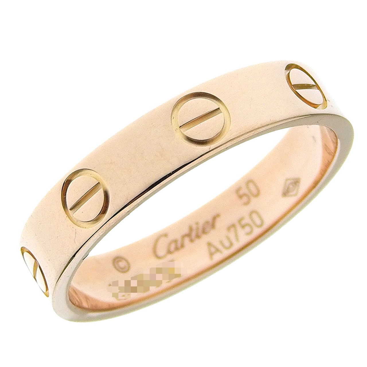 【楽天市場】新品仕上げ Cartier カルティエ 750YG K18 PG ミニラブ リング #50 実寸 9.5号 18金 ピンクゴールド 指輪 ジュエリー おしゃれ ブランド ブランド ...