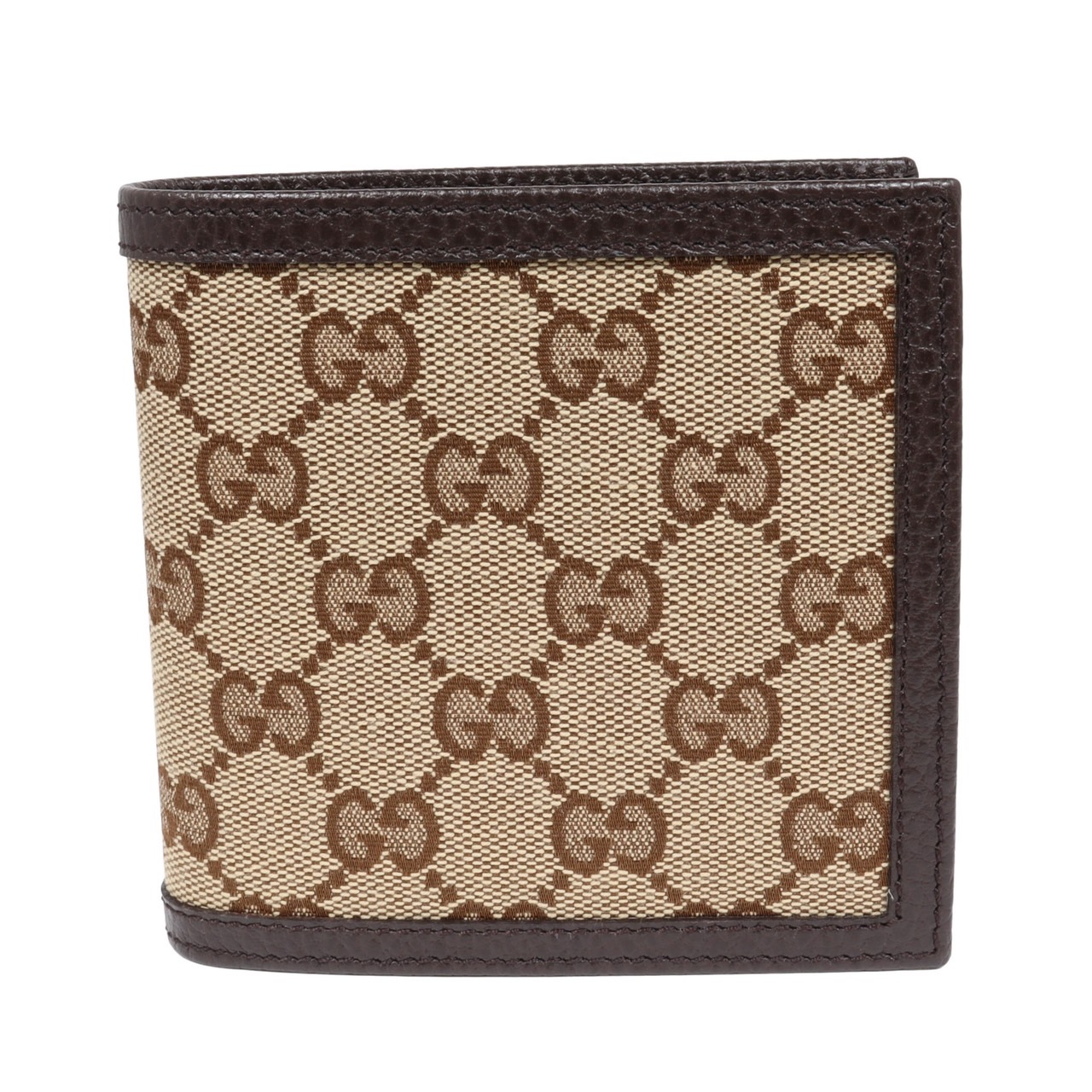 【楽天市場】GUCCI グッチ 二つ折り財布 150413 GGキャンバス レザー ベージュ ブラウン コンパクト財布 アウトレット 財布 ...