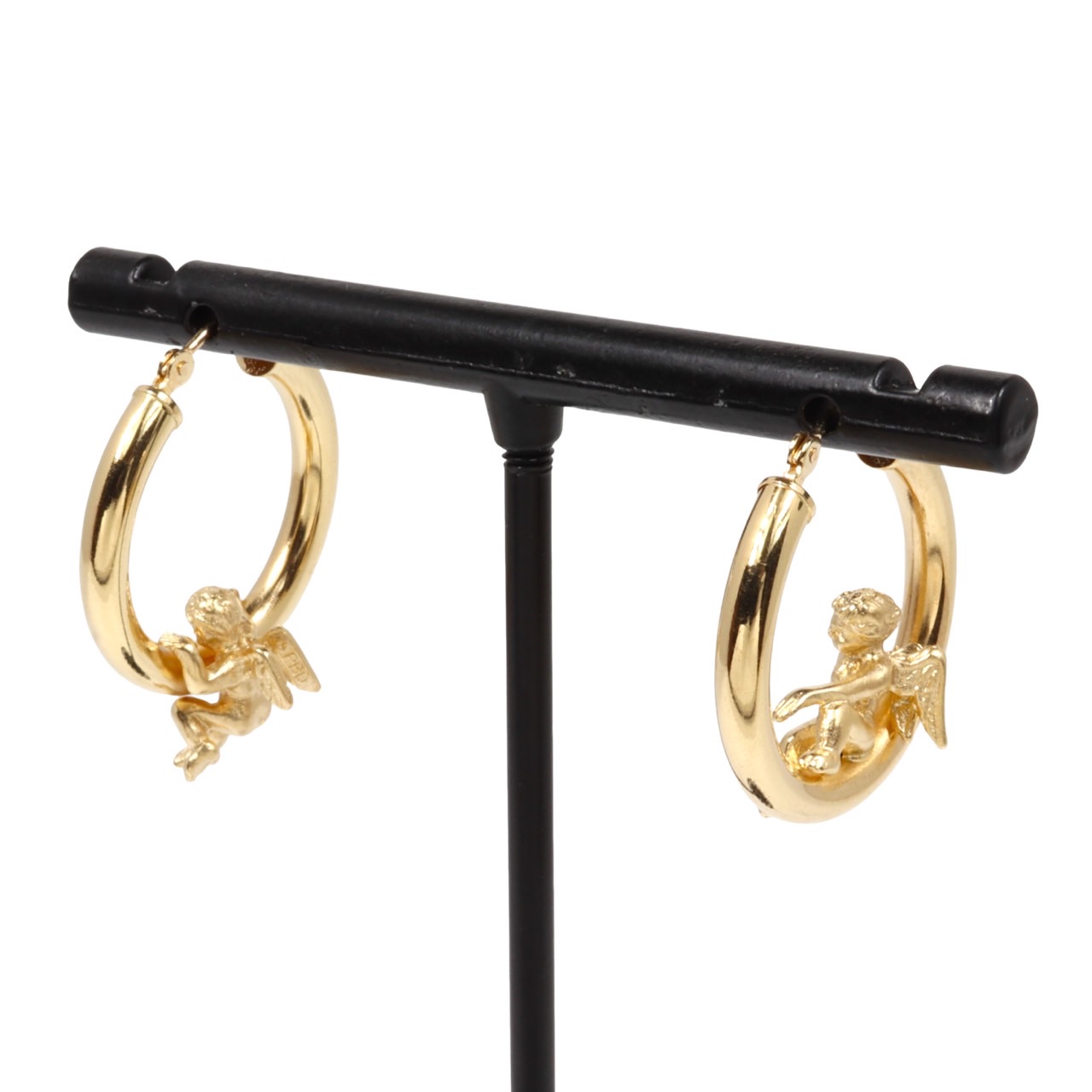 【楽天市場】14K K14 YG 天使 エンジェル デザイン フープ ピアス 14金 イエローゴールド ジュエリー アクセサリー おしゃれ レディース メンズ 母の日 父の日 誕生日 ...