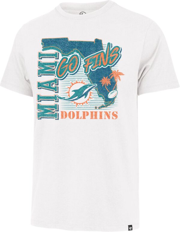 【楽天市場】【送料無料】 フォーティーセブン メンズ Tシャツ トップス '47 Men's Miami Dolphins Go Fins ...