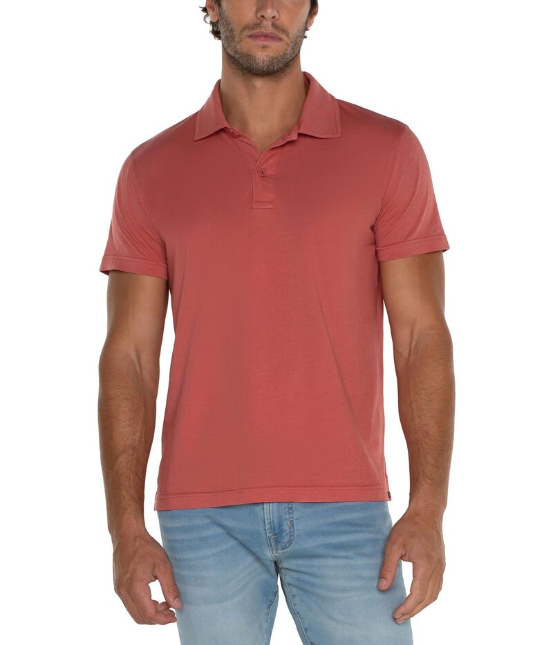 【楽天市場】【送料無料】 リヴァプール ロサンゼルス メンズ シャツ トップス Garment Dyed Polo Nantucket Red ...