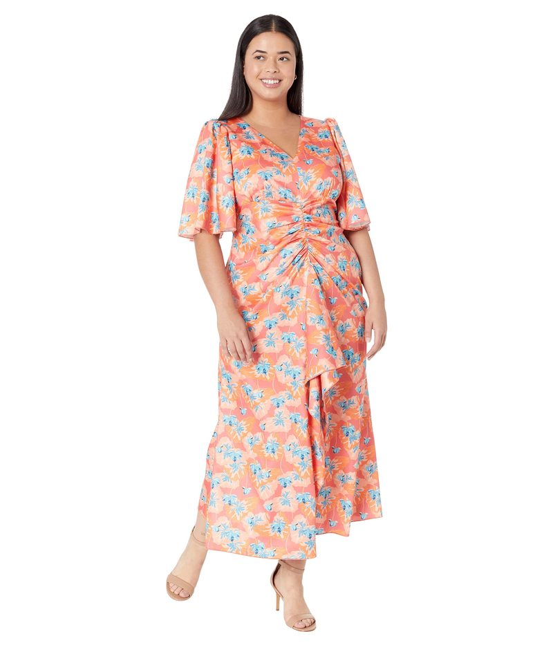 【楽天市場】【送料無料】 リトルミストレス レディース ワンピース トップス Malorie Dress Red Floral Print ...