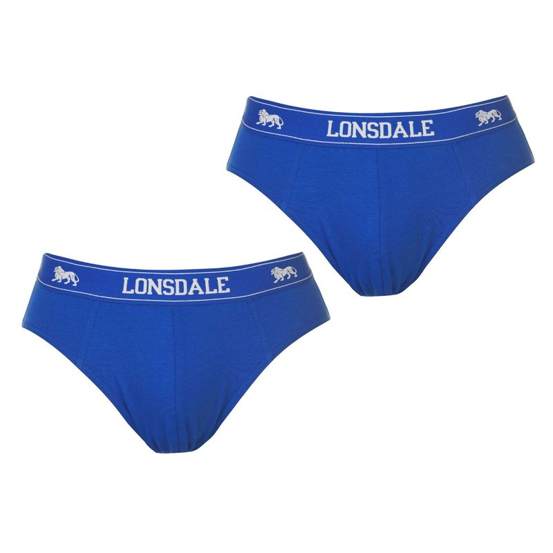 【楽天市場】【送料無料】 ロンズデール メンズ ブリーフパンツ アンダーウェア 2Pk Brief Mens Blue：ReVida 楽天市場店