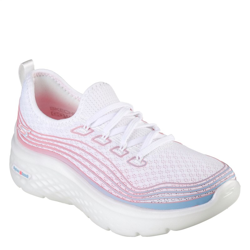 【楽天市場】【送料無料】 スケッチャーズ レディース スニーカー シューズ Go Walk Hyper Burst - Valar White ...