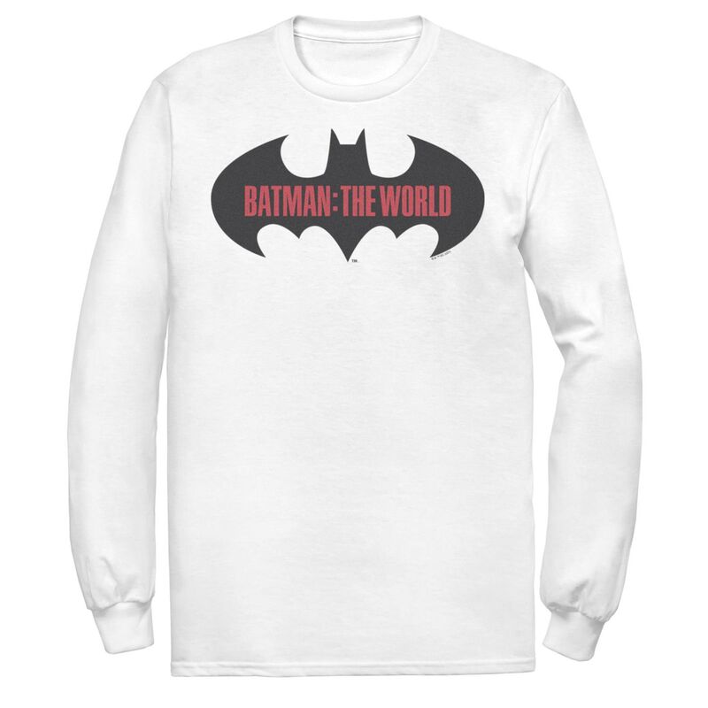 【楽天市場】【送料無料】 ライセンス キャラクター メンズ Tシャツ トップス Men's Batman: The World Logo ...