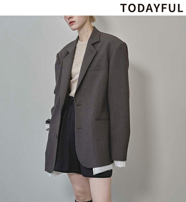 【楽天市場】【予約商品】TODAYFUL トゥデイフル Over Shoulder Jacket 12420102 8月末～9月末入荷予定 ...