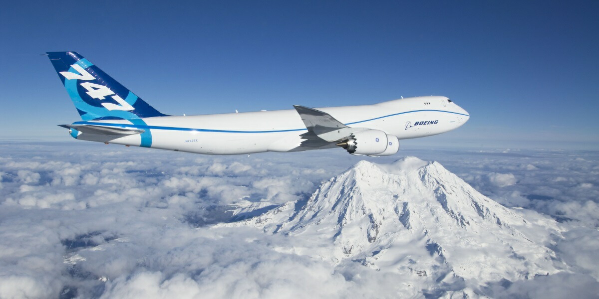 【楽天市場】絵画風 壁紙ポスター (はがせるシール式) ボーイング 747-8F フレイター ハウスカラー N747EX ジャンボジェット ...