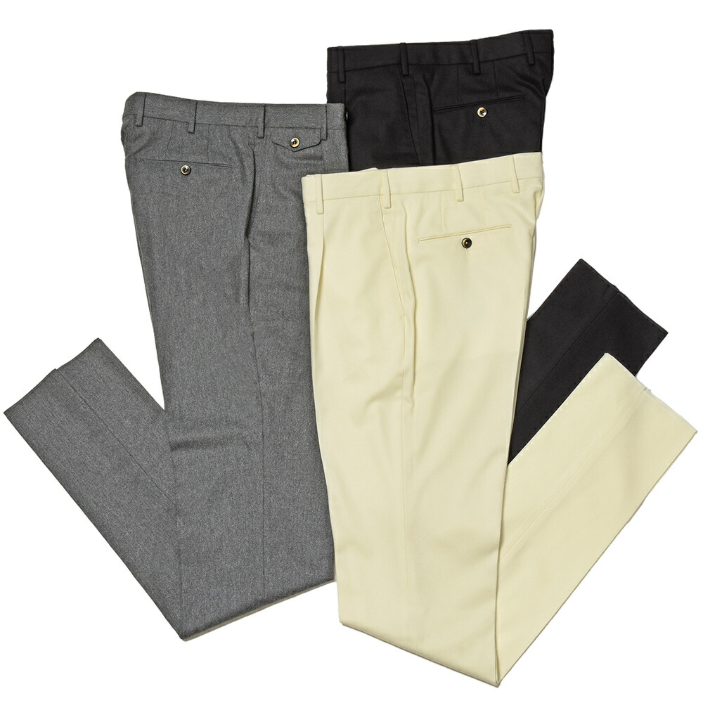 【楽天市場】PT TORINO ピーティー トリノヴァージンウール ストレッチ Super120'S ライトフランネル 1プリーツ パンツ ...