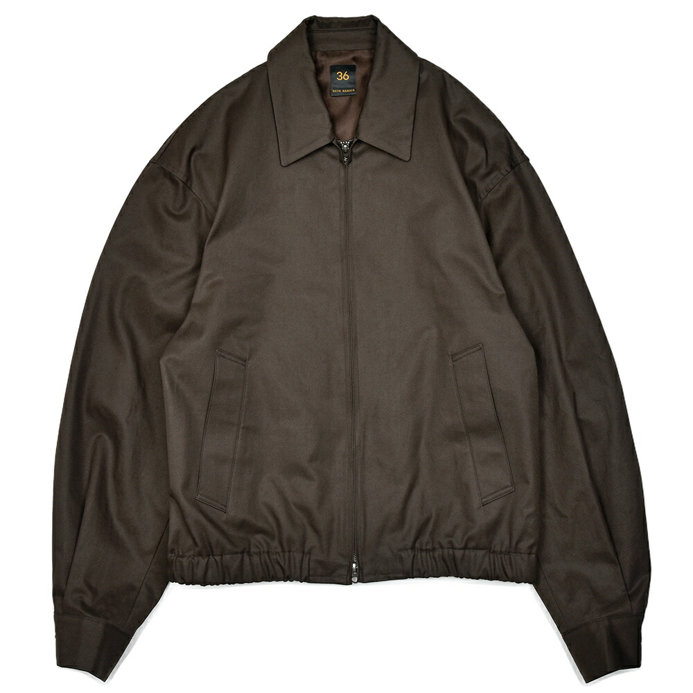 【楽天市場】SCYE BASICS（サイベーシックス）フィンクスコットン ギャバジン ジップアップブルゾン：ring