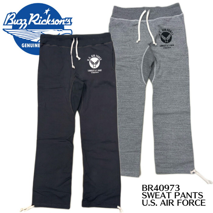 【楽天市場】【Buzz Rickson's バズリクソンズ】ボトム/BR40973 / SWEAT PANTS U.S. AIR FORCE：REALDEAL