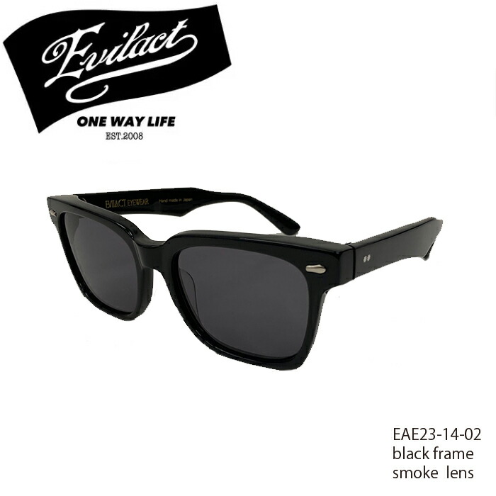 【楽天市場】【EVIL ACT/イーブルアクト】サングラス/EMBLEM / EAE23-14-02：ブラック×スモークレンズ：REALDEAL