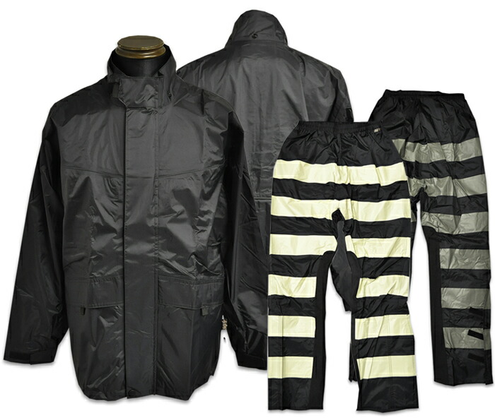 【楽天市場】【Vin&Age ヴィンアンドエイジ】レインスーツ/TFR-1401 PRISON RAIN SUIT"BORDER BOTTOM ...