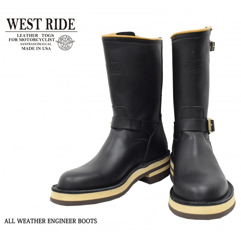 【楽天市場】【WESTRIDE/ウエストライド】エンジニアブーツ/ALL WEATHER ENGINEER BOOTS★REAL DEALWESTRIDE/ウエストライド/新潟/MADE IN ...