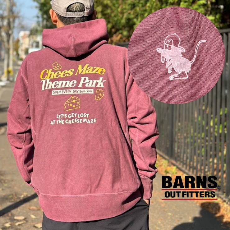 【楽天市場】BARNS OUTFITTERS メンズ スウェットフ—ディー VT. PARKA S/RIB HOODIE - CHEESE ...
