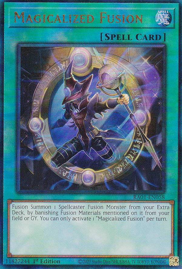【楽天市場】遊戯王 RA01-EN058 円融魔術 Magicalized Fusion (英語版 1st Edition アルティメットレア ...