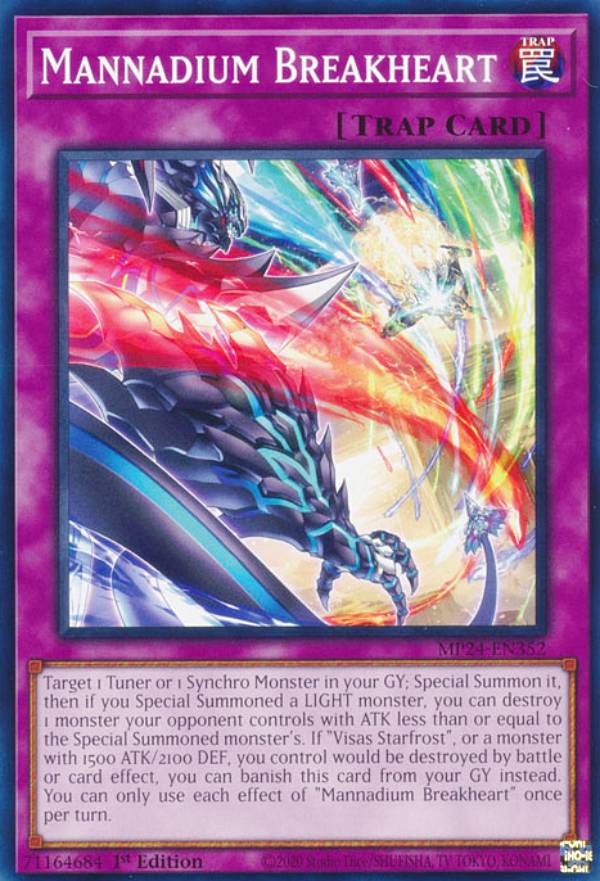 【楽天市場】遊戯王 MP24-EN352 伍世壊砕心 Mannadium Breakheart (英語版 1st Edition ノーマル ...