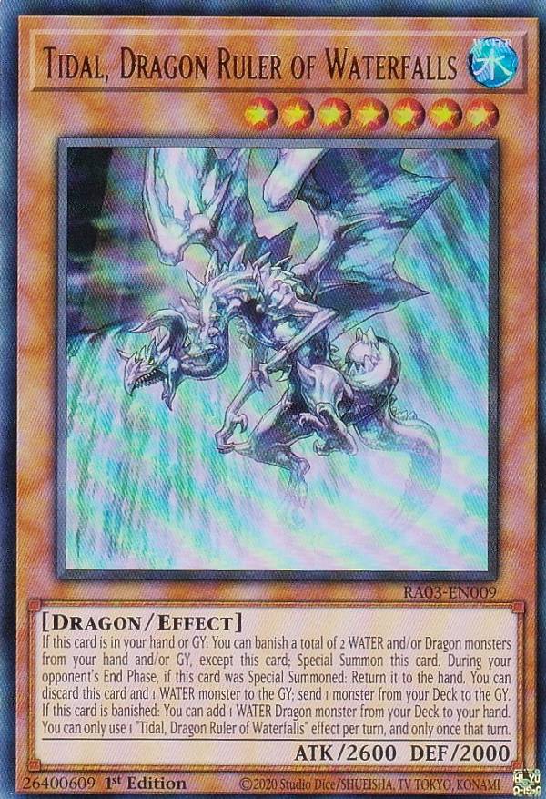 【楽天市場】遊戯王 RA03-EN009 Tidal, Dragon Ruler of Waterfalls 瀑征竜−タイダル (英語版 ...