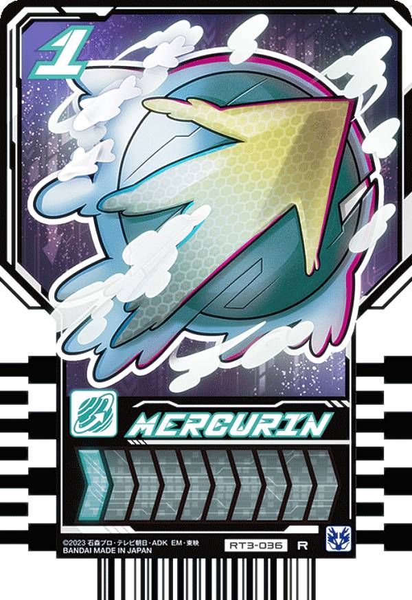 【楽天市場】【RT3-036 MERCURIN (R レア)】 仮面ライダーガッチャード ライドケミートレカ PHASE：03：REALiZE トレカ＆ホビー楽天市場店