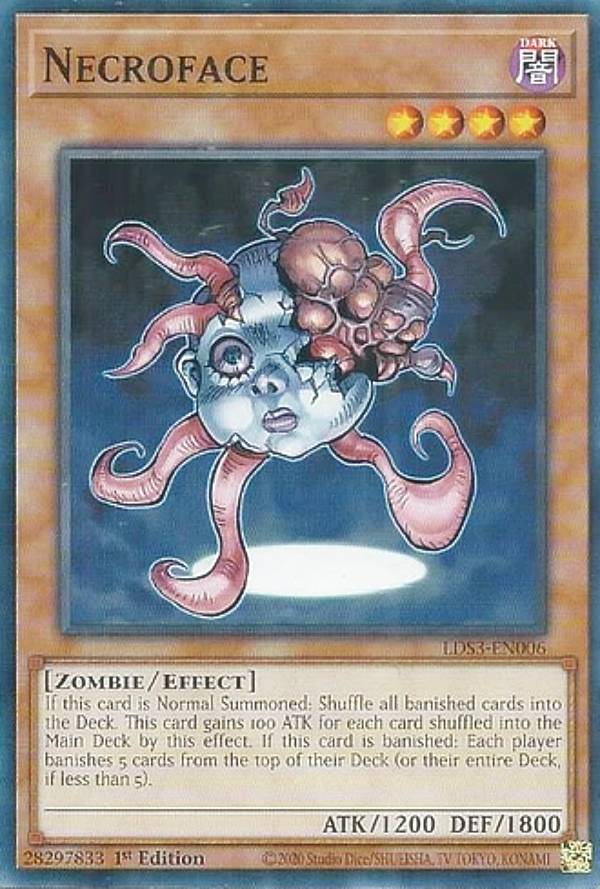 【楽天市場】遊戯王 LDS3-EN006 ネクロフェイス Necroface (英語版 1st Edition ノーマル) Legendary ...